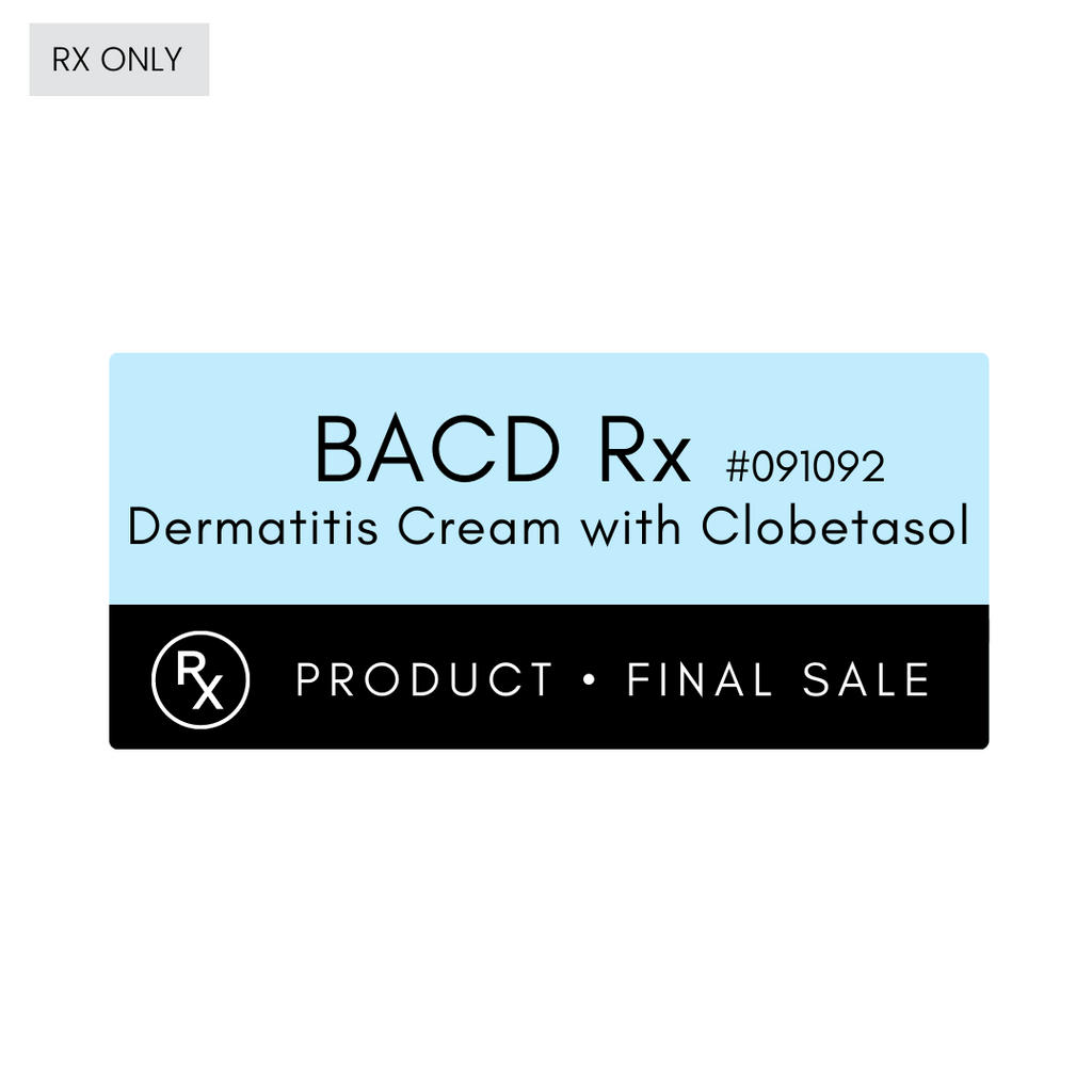 BACD Rx Dermatitis Cream with Clobetasol – We Love Skin
