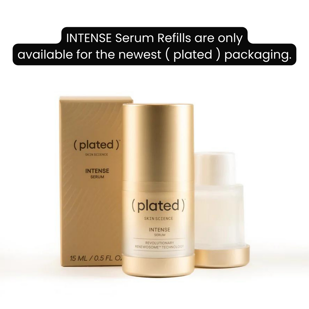 Plated Skin Science Intense Serum (Gold) REFILLS – We Love Skin